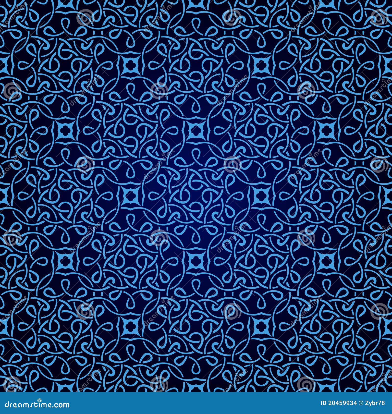 Blue seamless wallpaper stock vector. Illustration of blue - 20459934