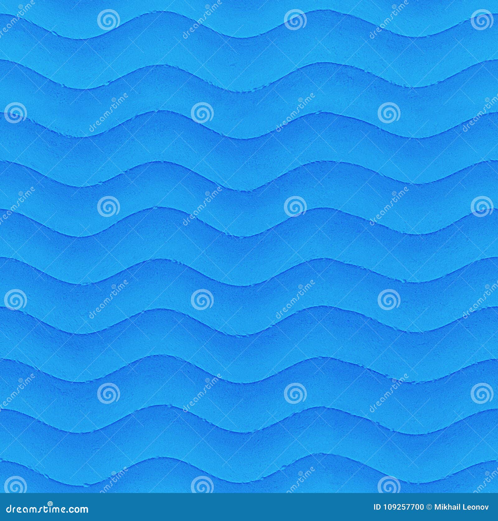 Blue Seamless Wavy Stone Texture Background Pattern. Gypsum Plaster ...