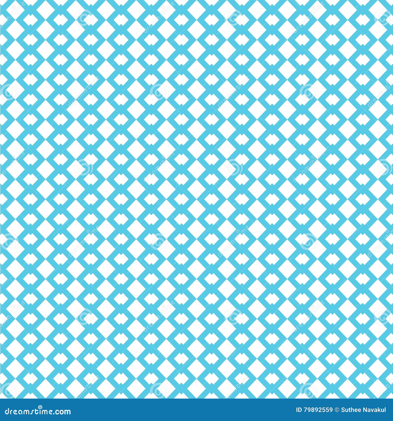 Blue Seamless Zigzag Pattern Stock Illustration - Illustration of ...