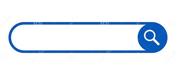 Blue Search Box. Vector about Search. Stock Vector - Illustration of ...
