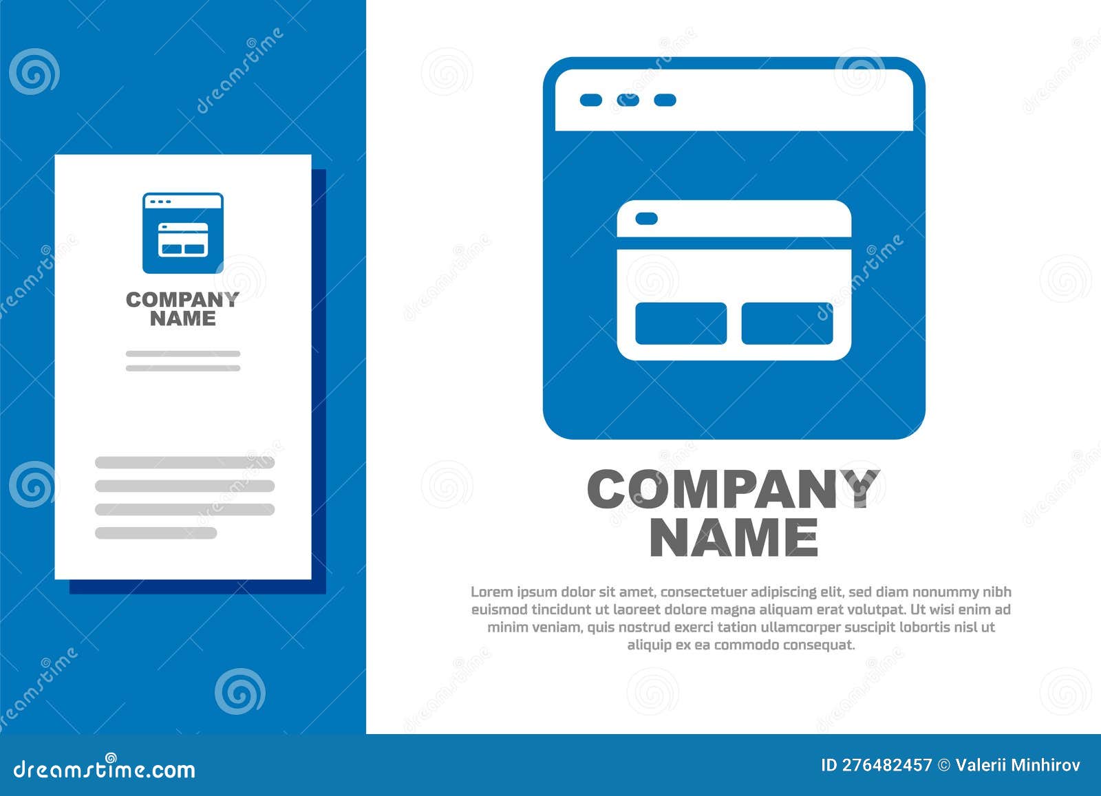 Blue Search Engine Icon Isolated on White Background. Logo Design ...