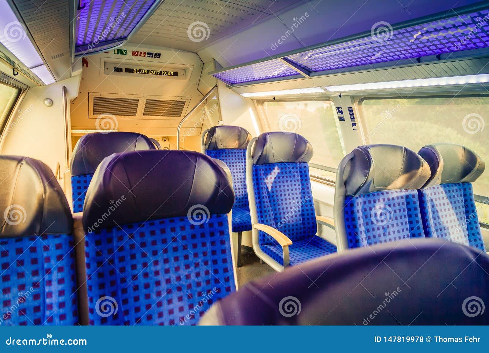 Inside german train stock photo. Image of express, transportation ...