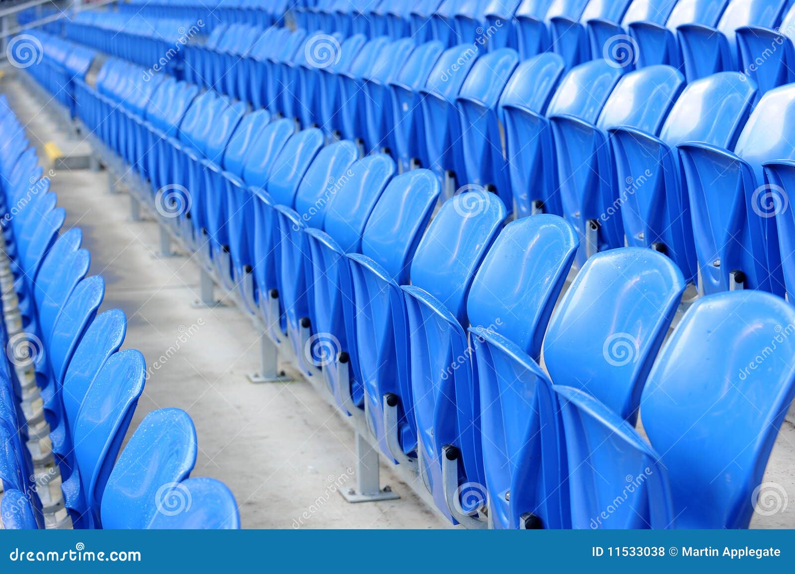 Blue seats in stadium stock photo. Image of seating, sports - 11533038