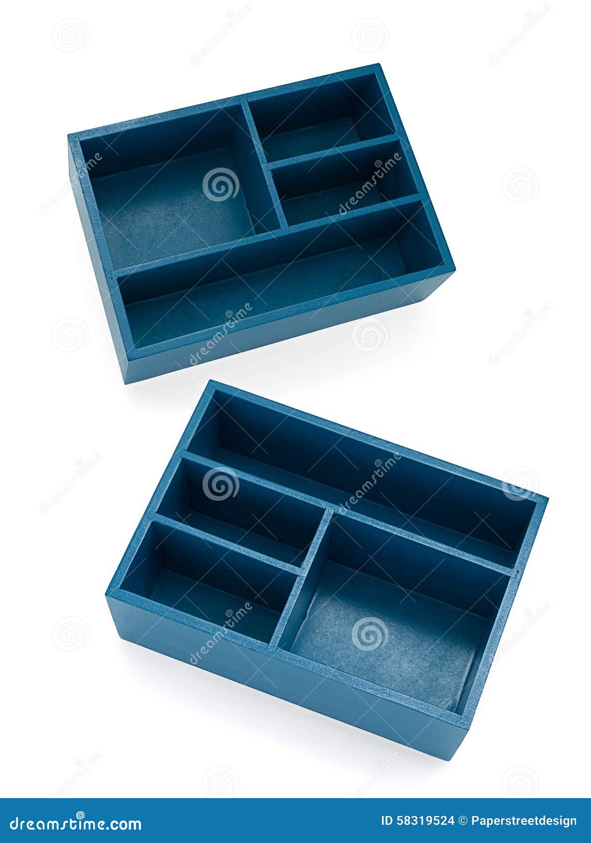 Blue Section Boxes stock photo. Image of isolated, equipment - 58319524