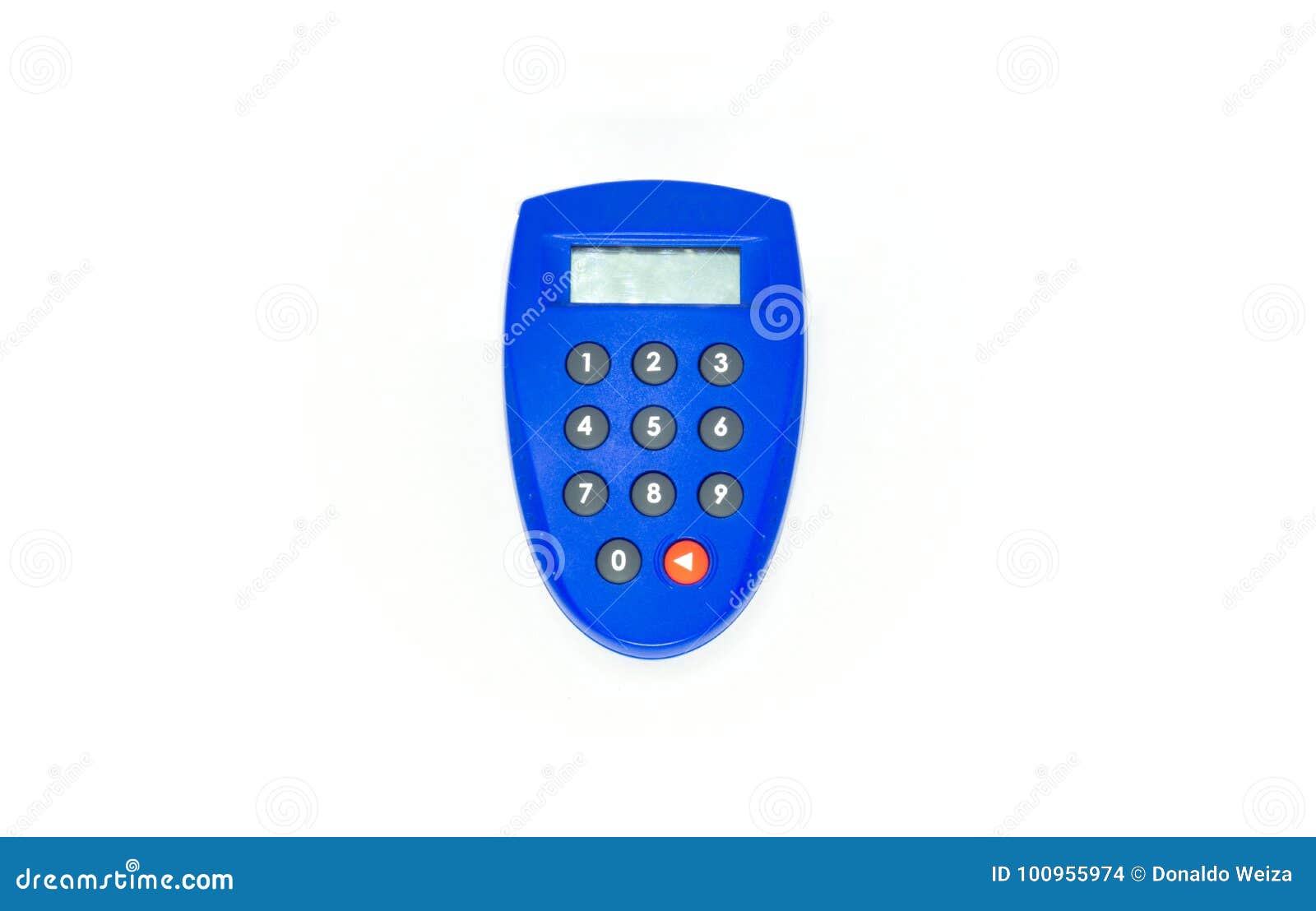 Blue Security Key Bank Token Stock Photo - Image of security, keypad ...