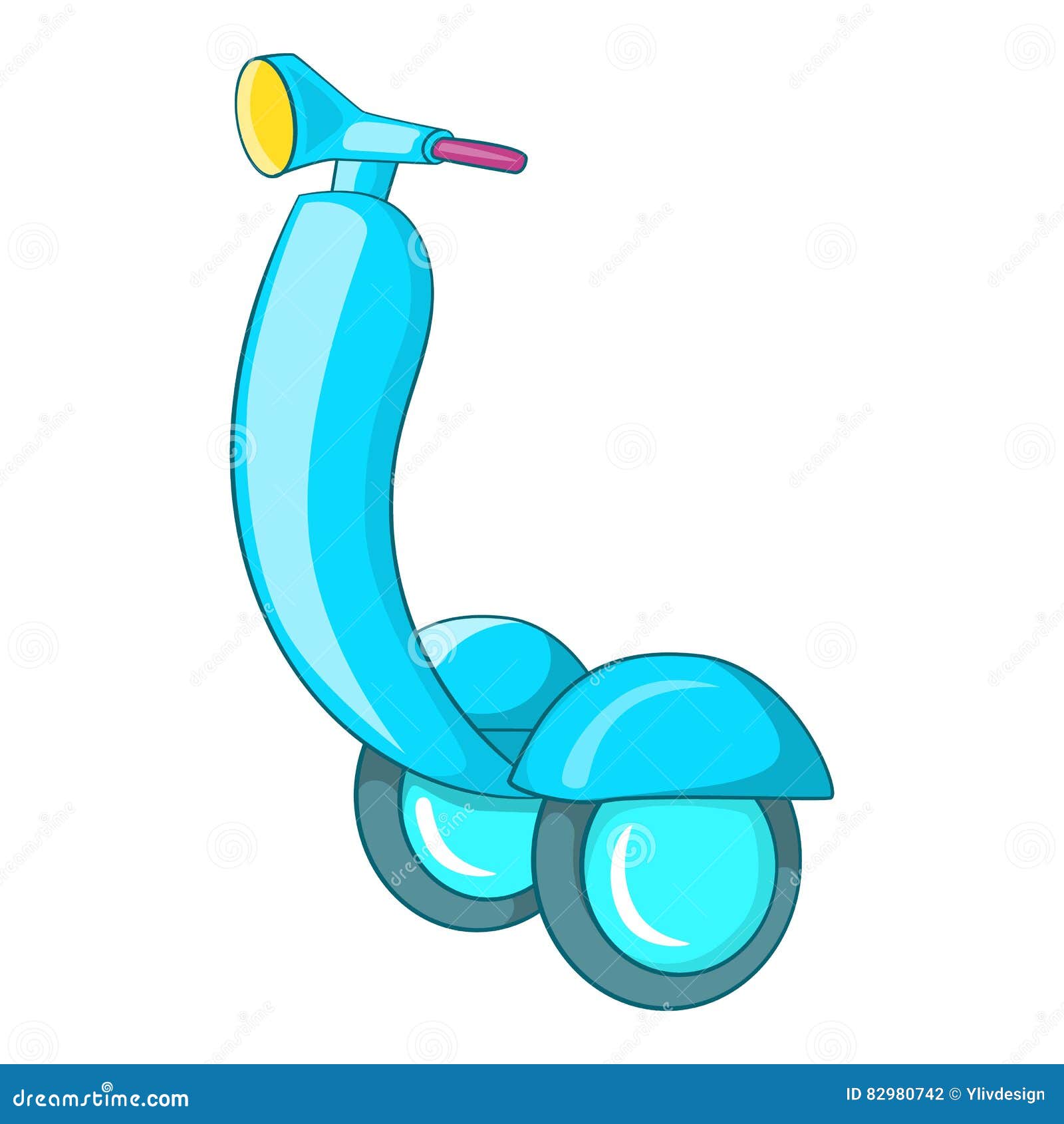 Set Of Segway Cartoon Icon Design Template With Various Models. Vector ...