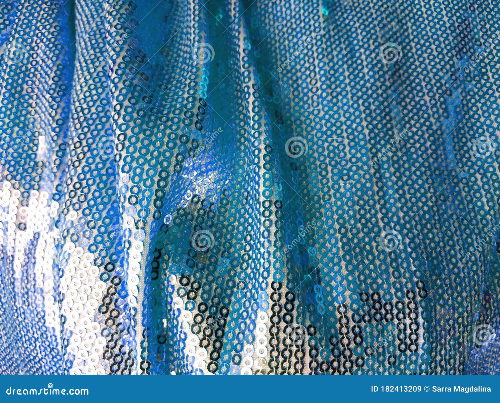Blue Sequin Texture Background Glitter Pattern . Stock Image - Image of ...