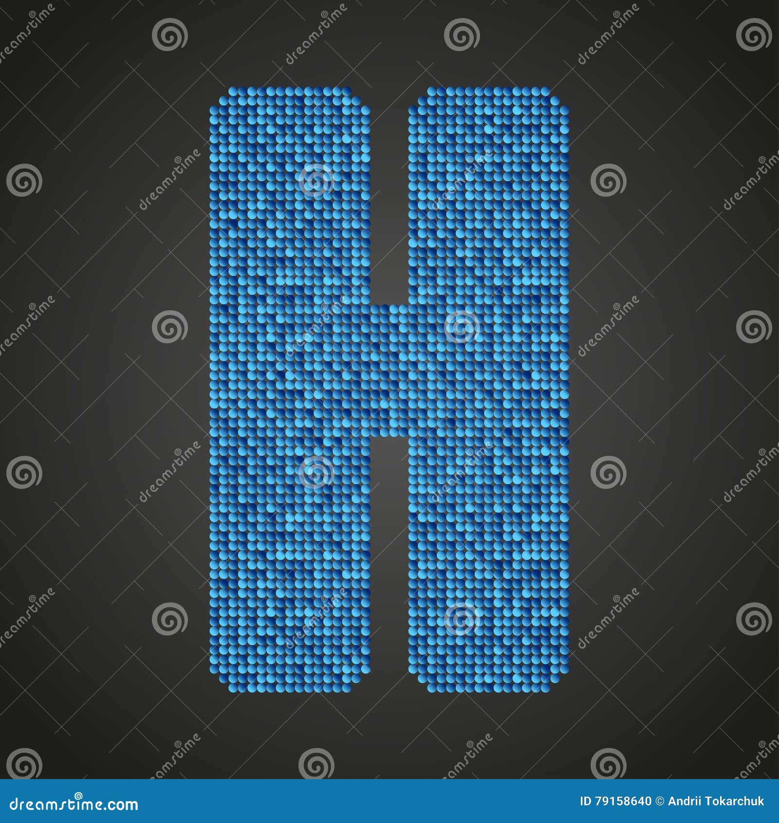 Blue Sequins. Sequins Alphabet. Eps 10. Stock Vector - Illustration of ...