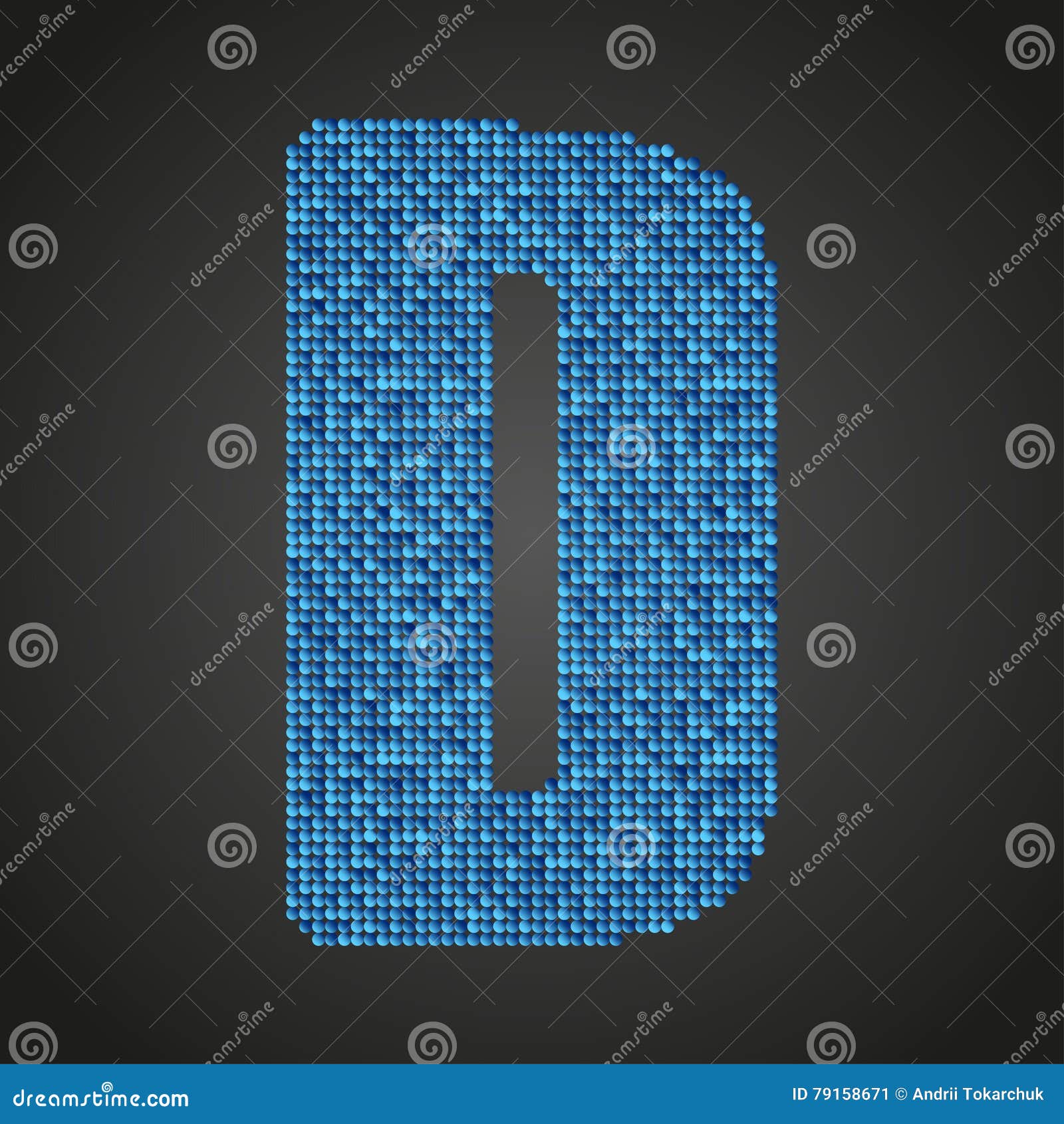Blue Sequins. Sequins Alphabet. Eps 10. Stock Vector - Illustration of ...