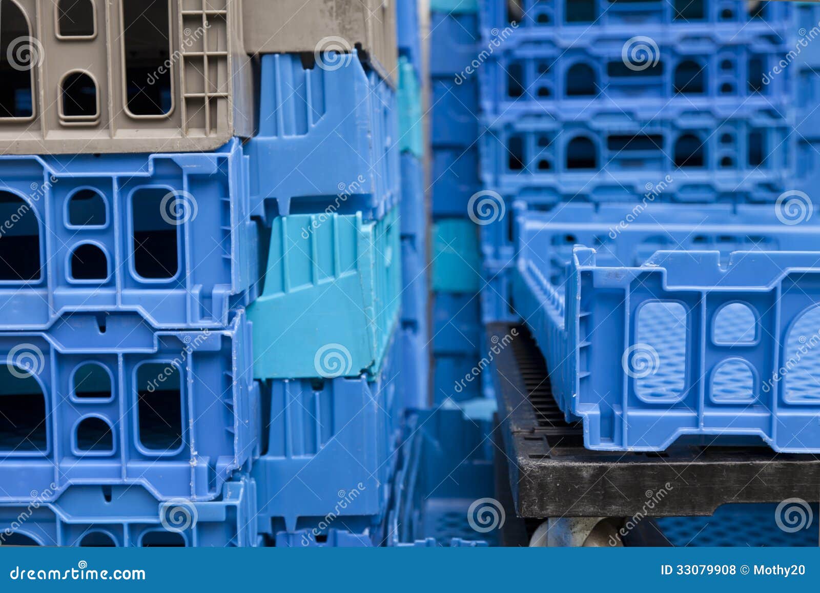 Blue Service Racks stock photo. Image of plastic, background - 33079908
