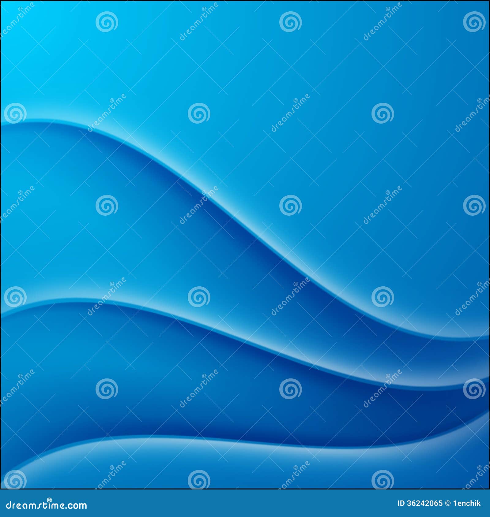 Blue Shaded Waves Abstract Vector Background Stock Vector ...