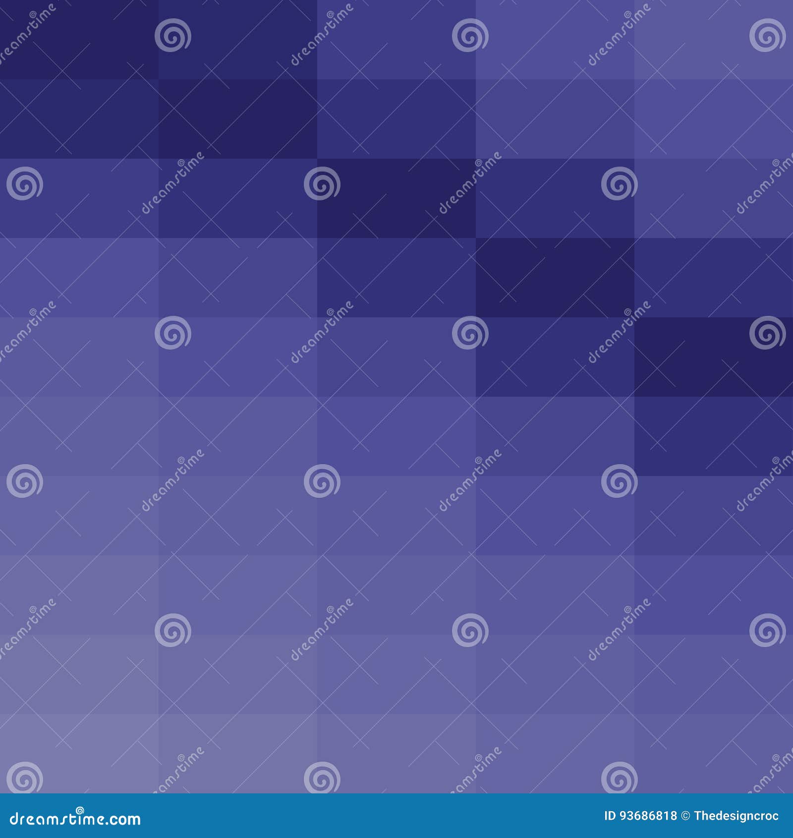 Blue Shades Background Pattern. Rectangles, Shapes, Large Pixels. Stock ...