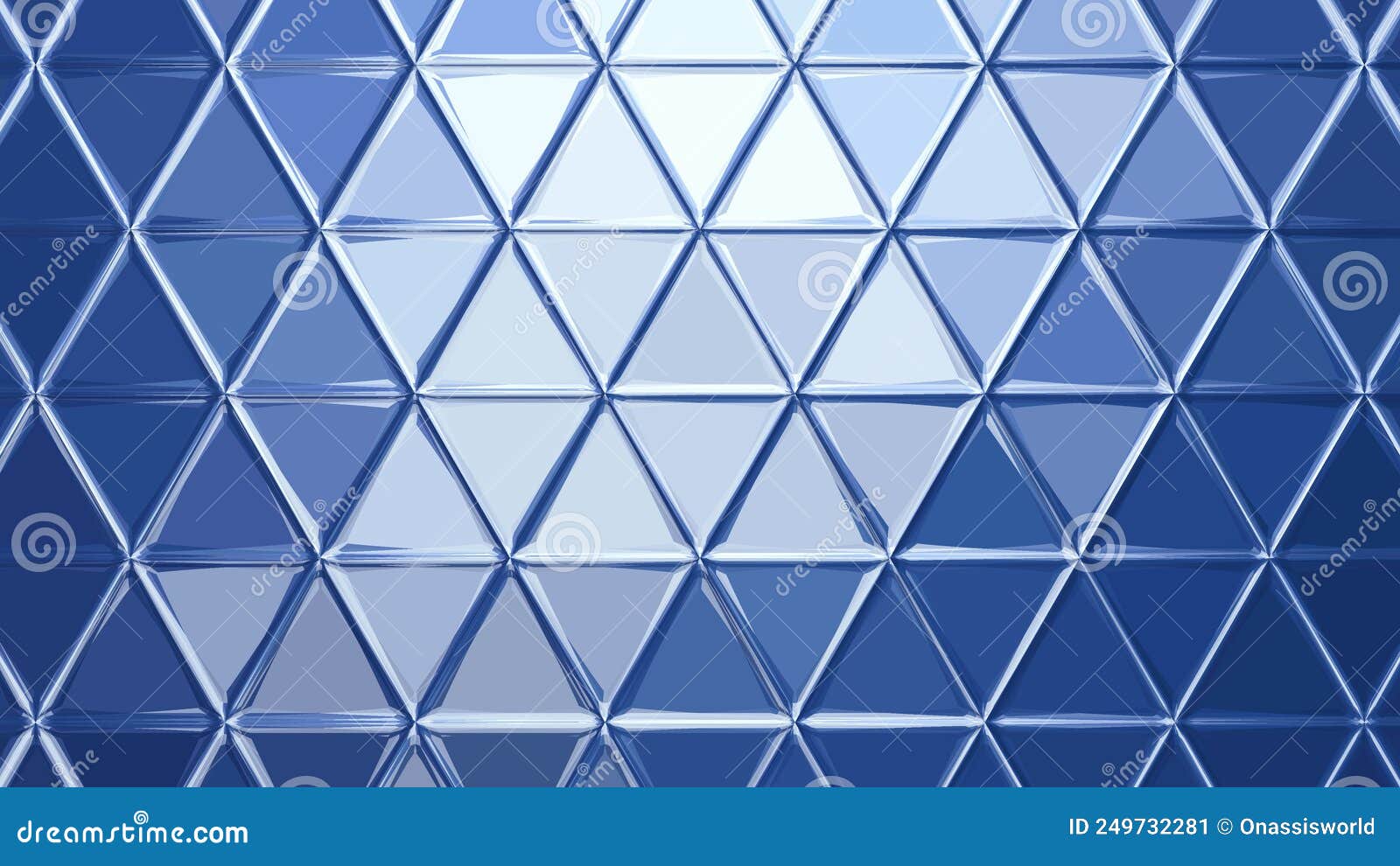 Blue Shades and Blurs Abstract Creative Background Digital Art Stock ...