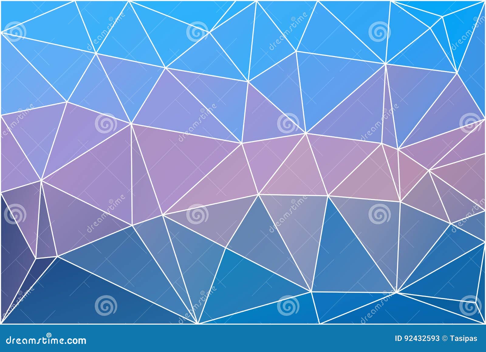 Blue Shades Pink Geometric Background with Mesh. Stock Vector ...