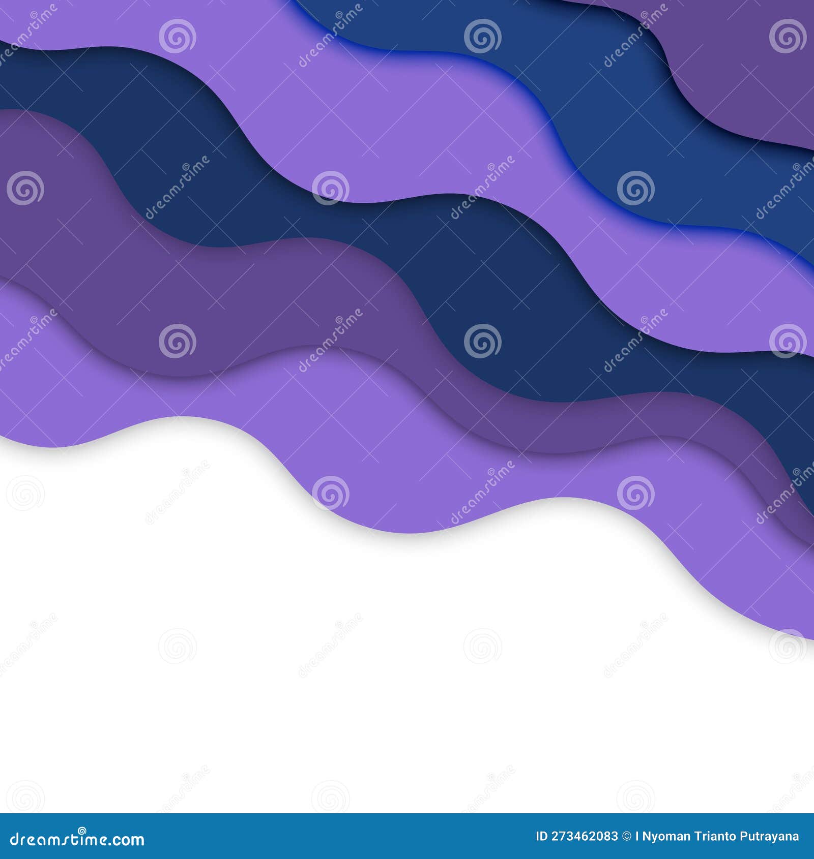 Blue Shape with Shadow Background White Space for Text. Stock Vector ...