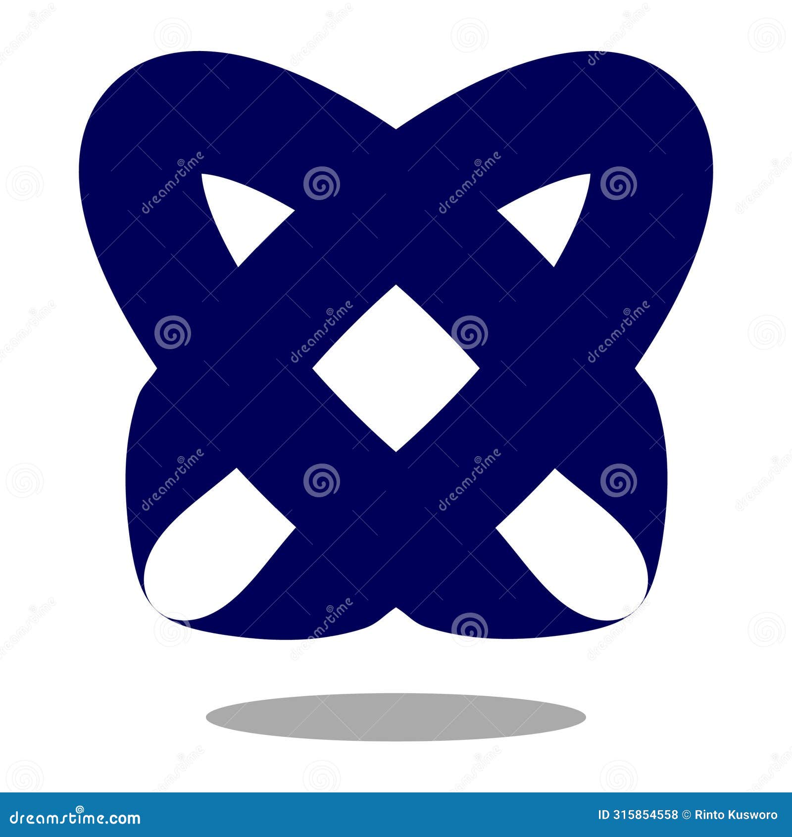 Blue Shape Unity Logo. Icon Stock Vector - Illustration of background ...