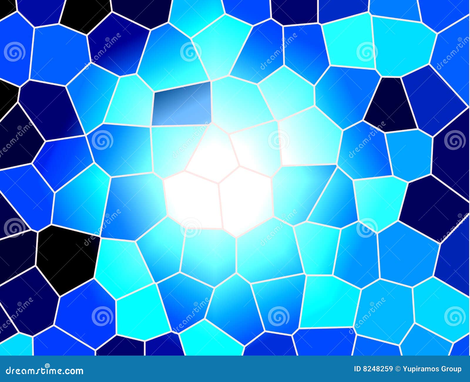 Blue shapes stock illustration. Illustration of abstract - 8248259