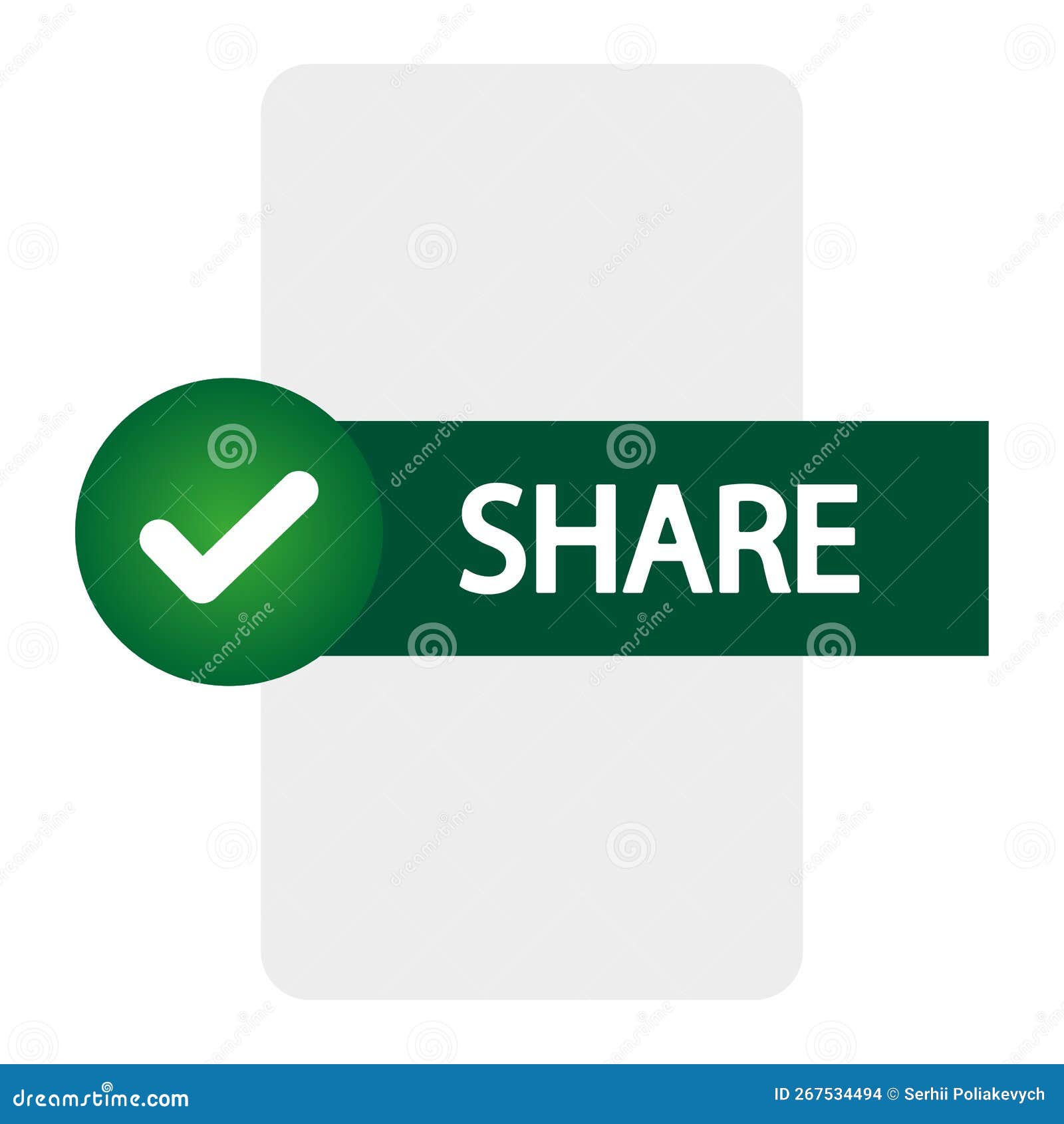 Blue Share Message. Communication, Web, Social Network Media, App ...