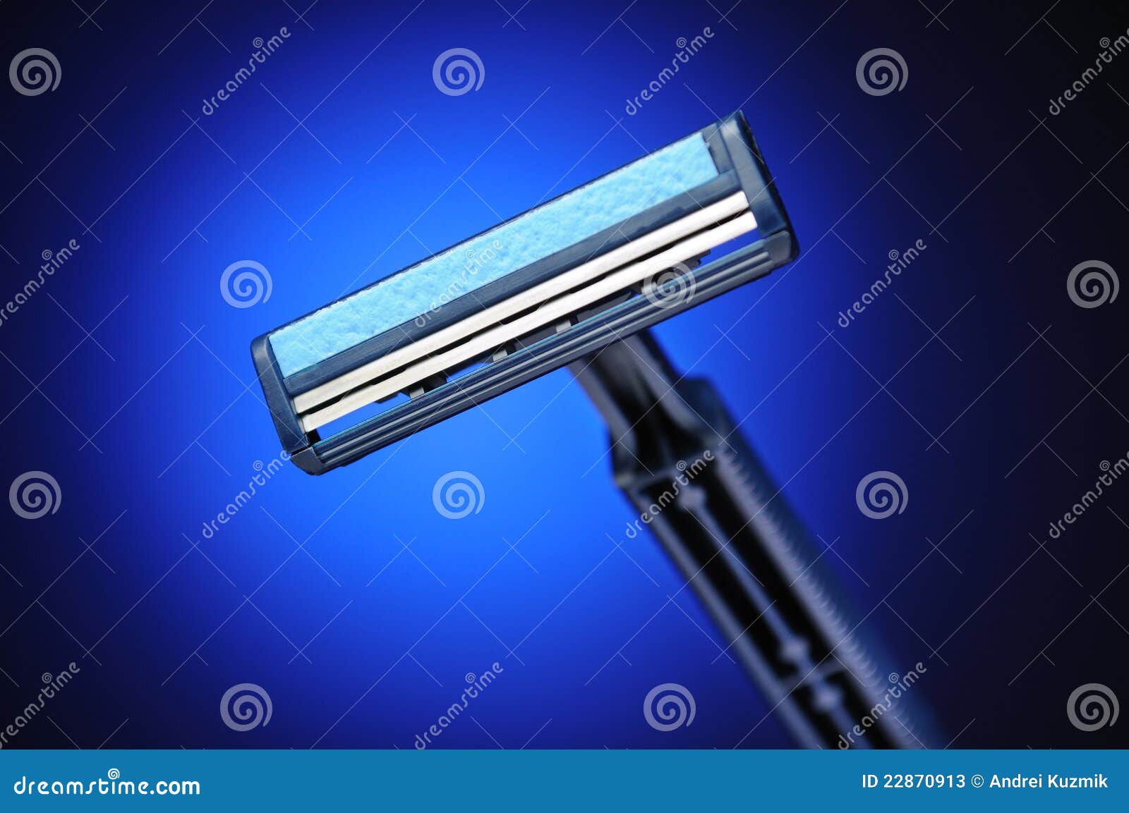 Blue shaver stock image. Image of disposable, shaver - 22870913