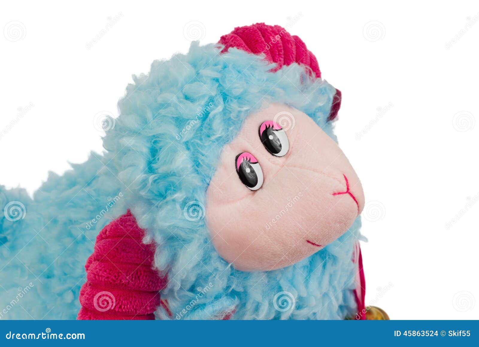 Blue sheep stock photo. Image of cute, character, farm - 45863524