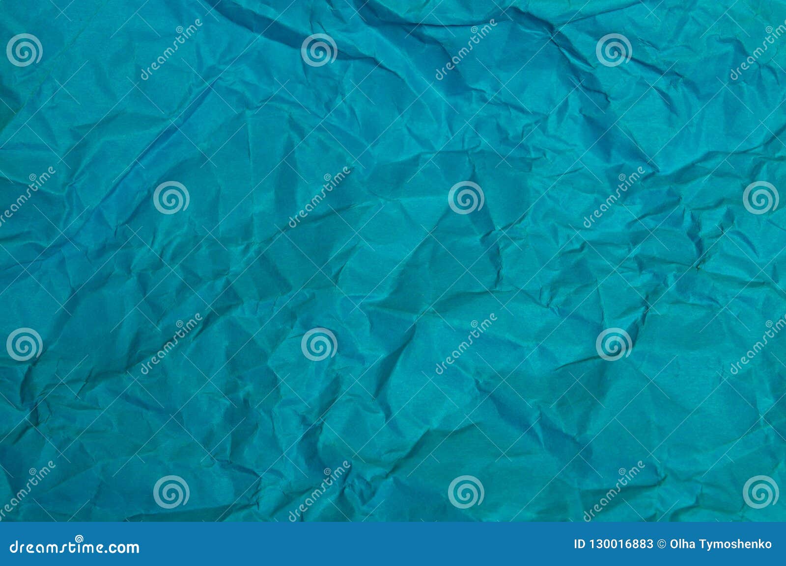 Blue Sheet Crumpled Paper Textures for the Background Stock Image ...