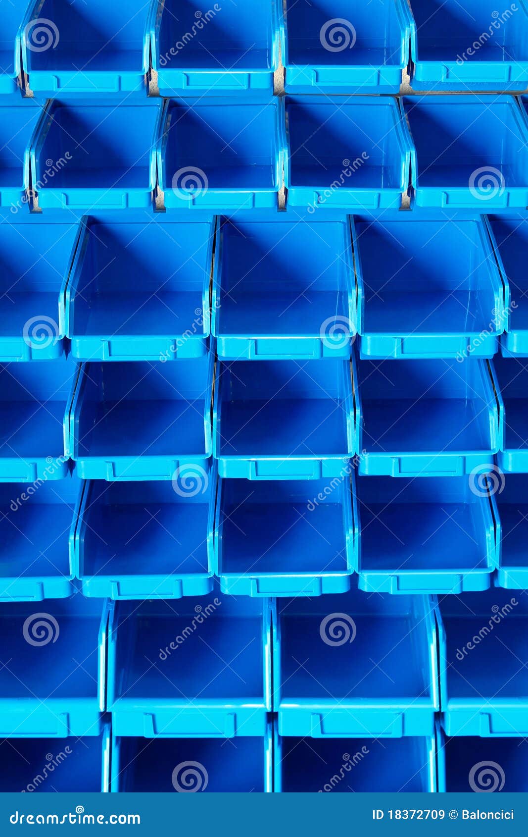 Blue shelf stock image. Image of shelf, prefab, logistic - 18372709