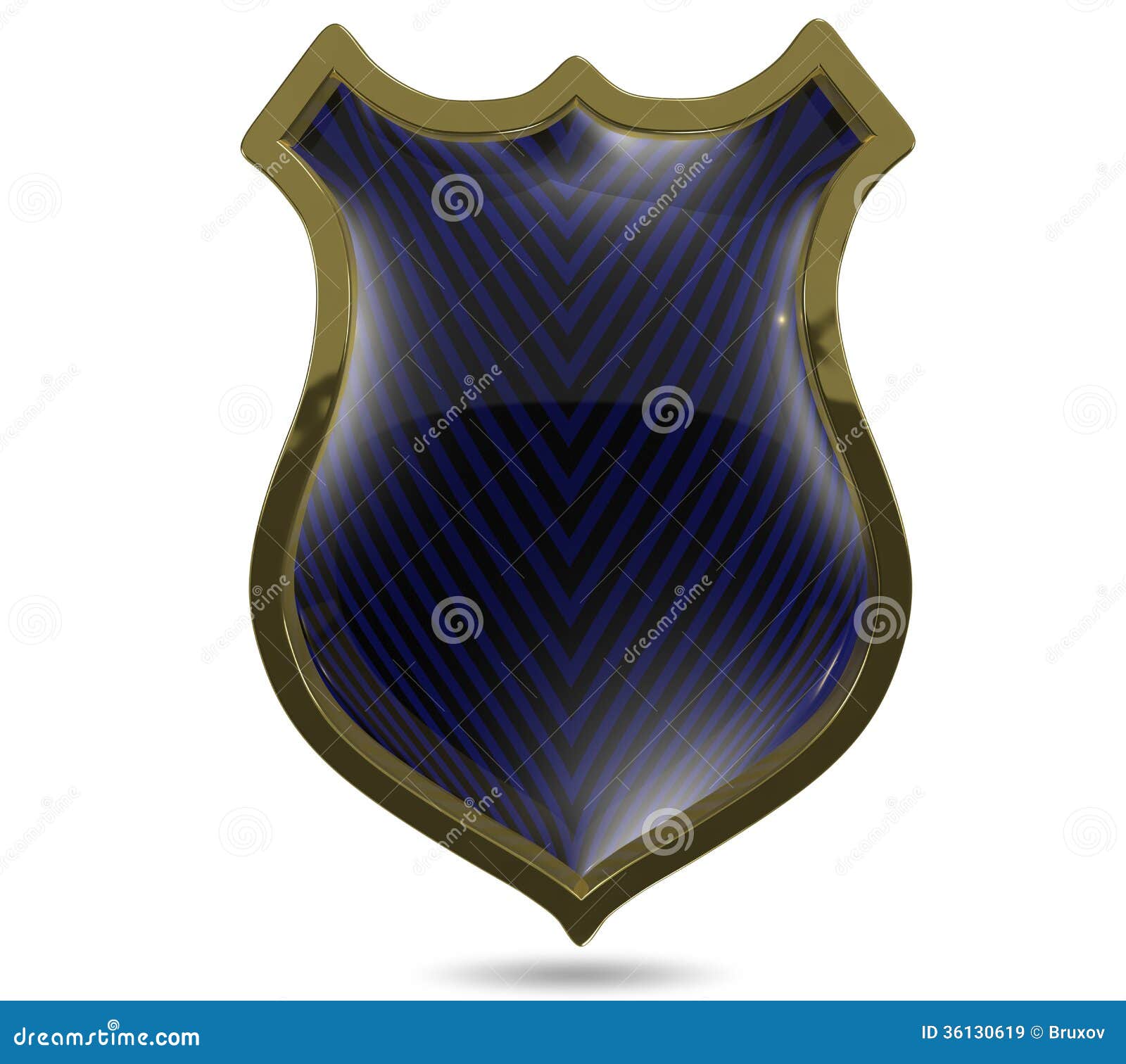 Blue shield stock illustration. Illustration of safety - 36130619