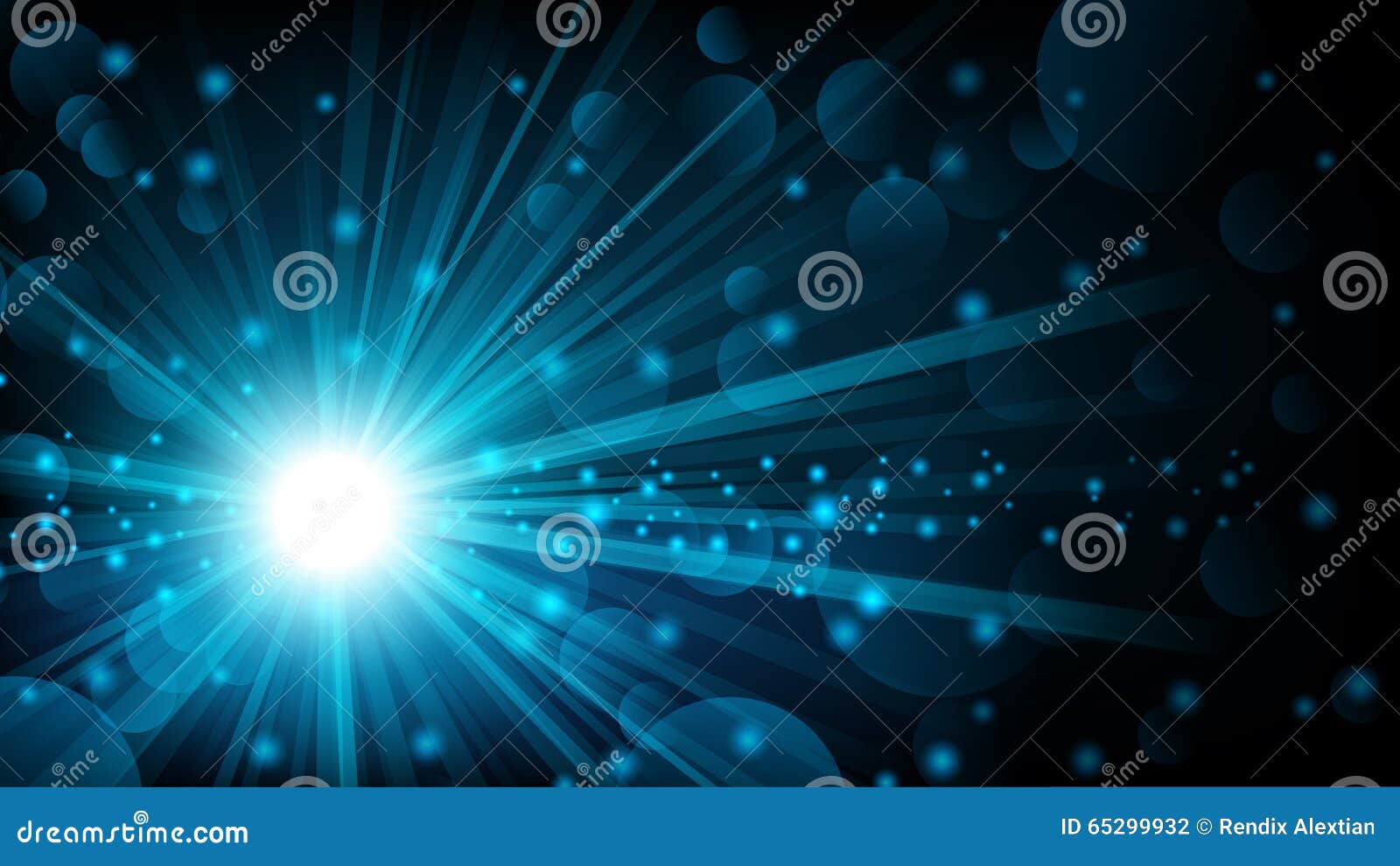 Blue Shine Abstract Hexagons Clean Background Illustration ...