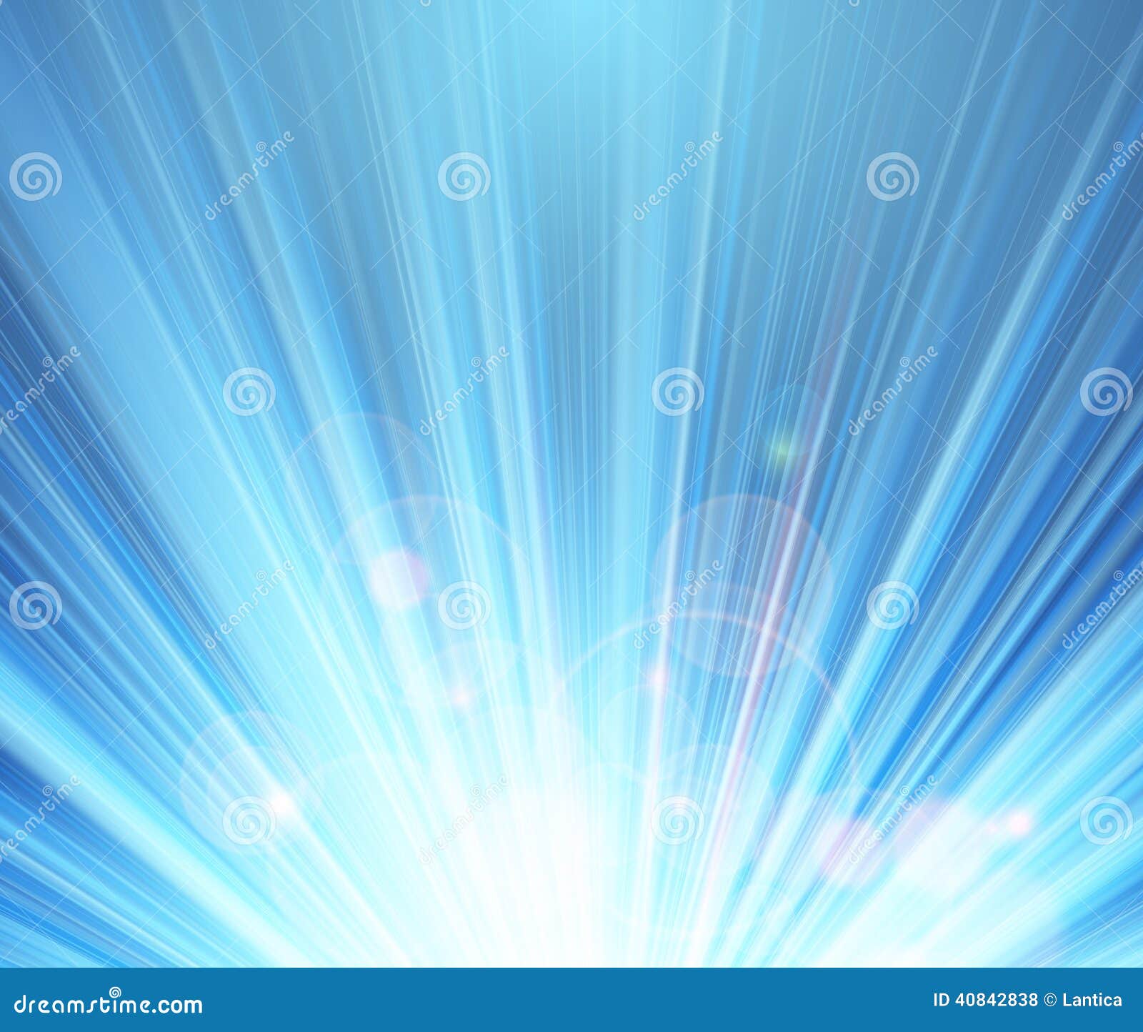Blue Shining Magic Light Background Stock Vector - Illustration of ...