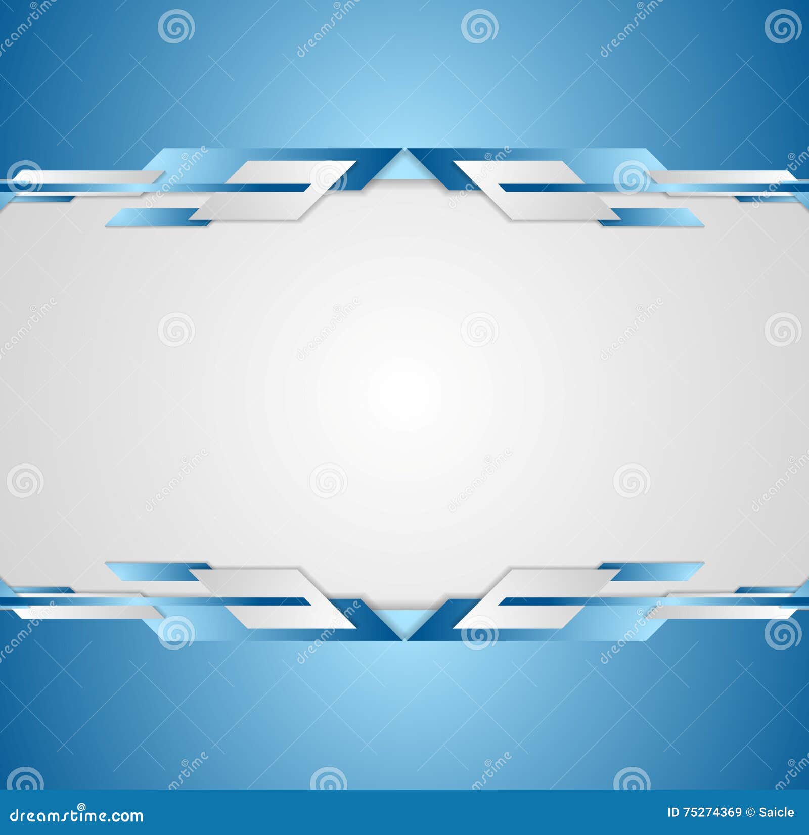 Blue Shiny Hi-tech Motion Flyer Background Stock Vector - Illustration ...