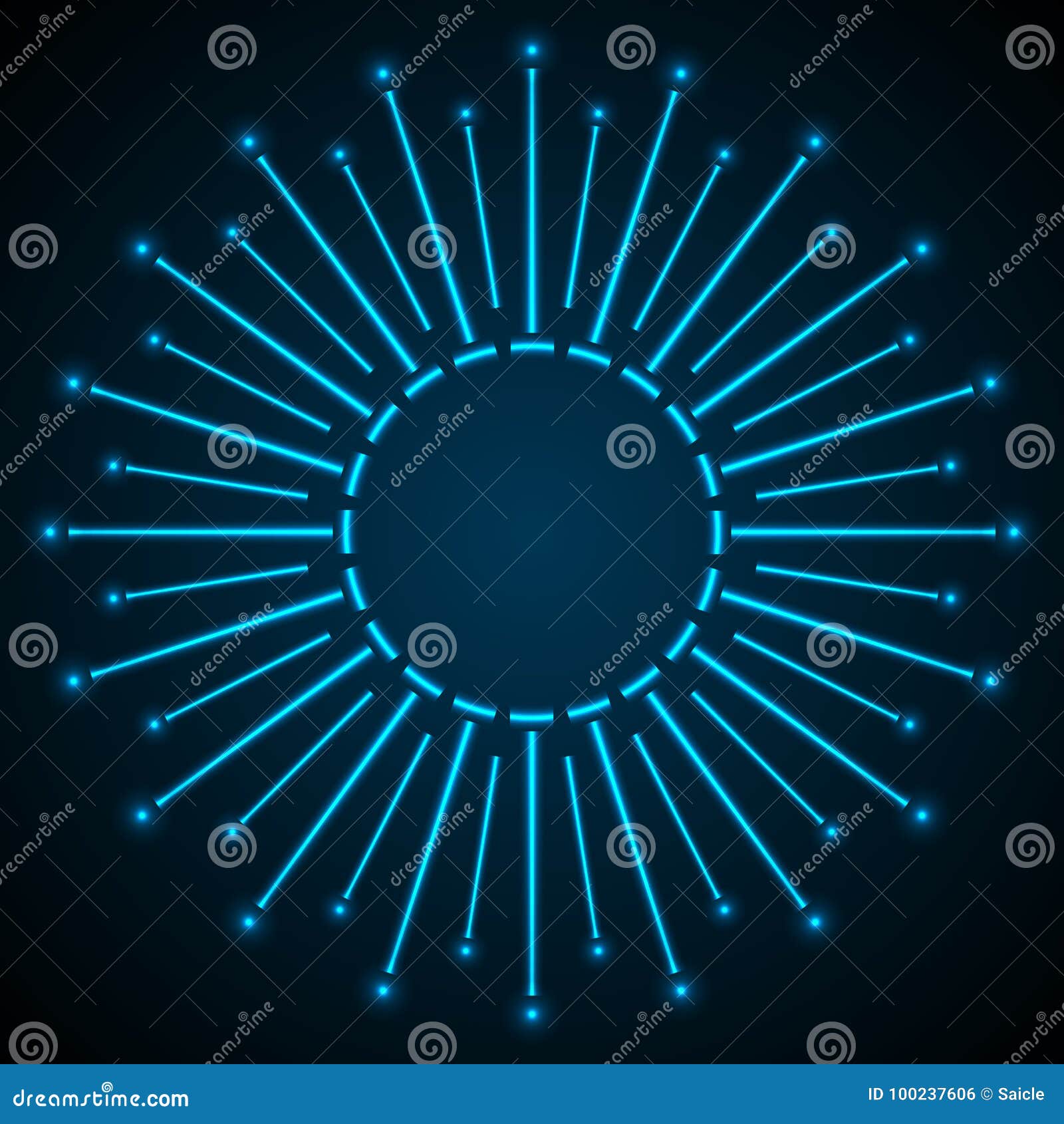 Blue Shiny Neon Abstract Star Background Stock Vector - Illustration of ...