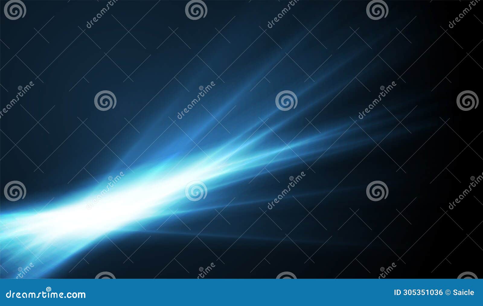 Blue Shiny Rays Abstract Glowing Background Stock Illustration ...