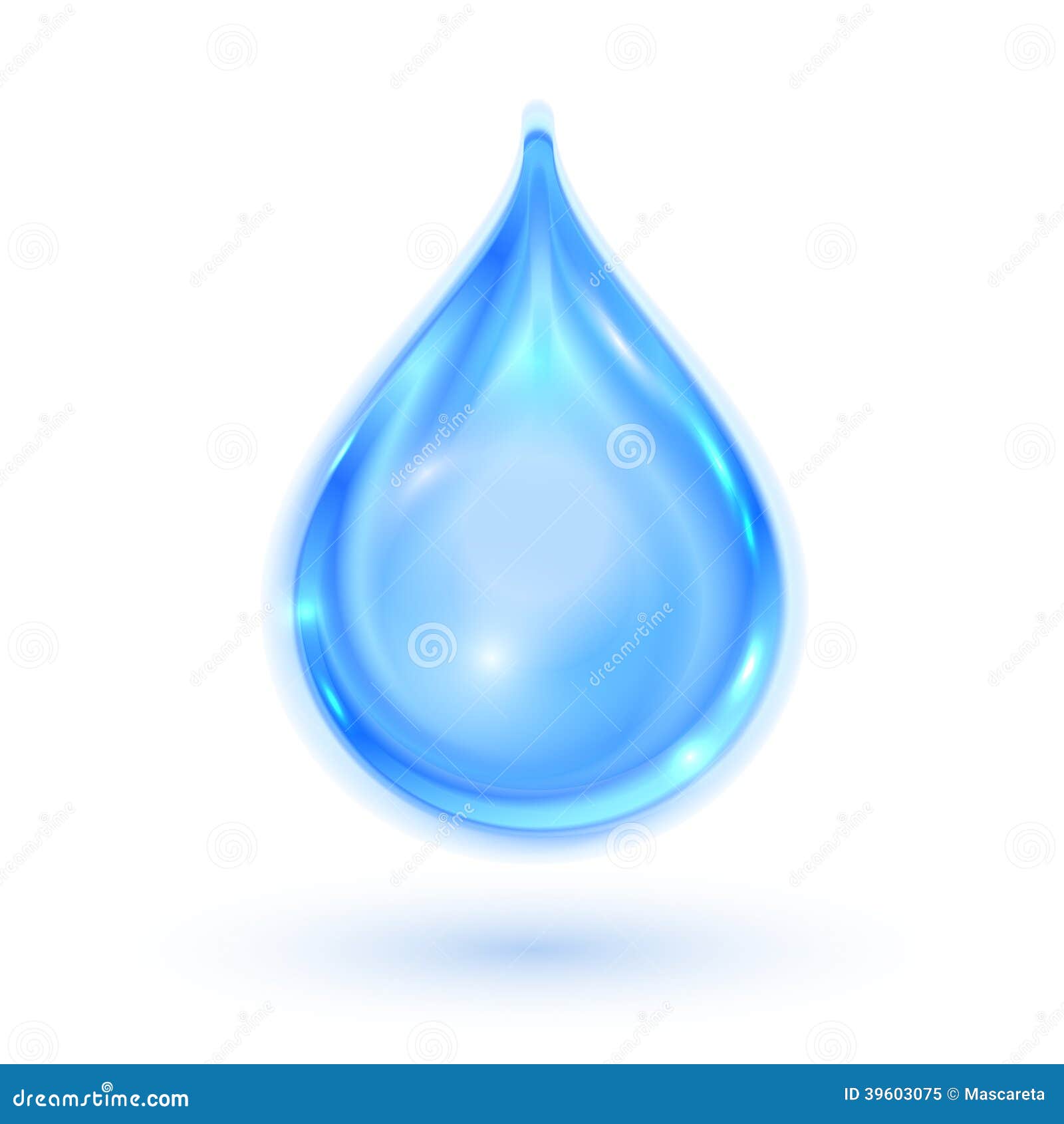 Shiny Water Droplets Clustered Together On A Blue Surface In Macro View ...