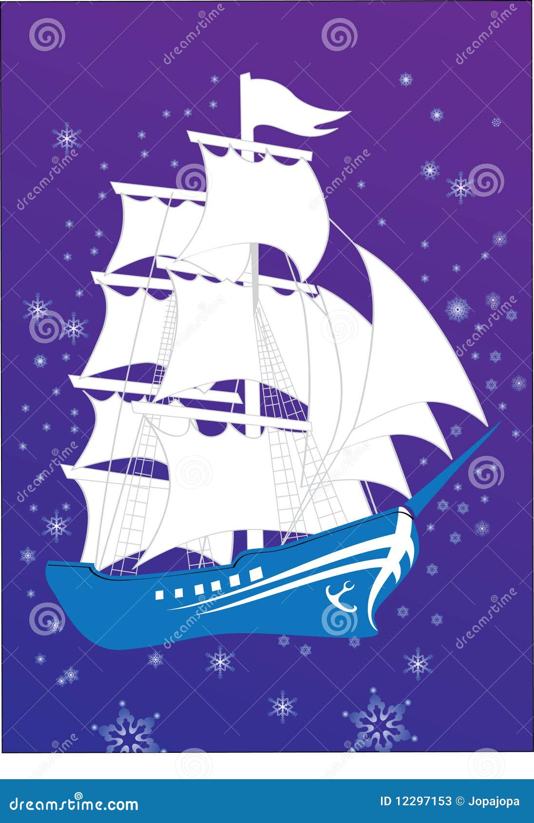 Blue ships translucent background - Dertraders