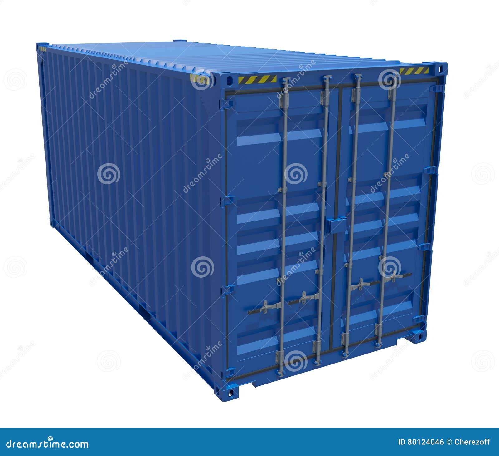 Blue Shipping Container Stock Photography | CartoonDealer.com #92036750