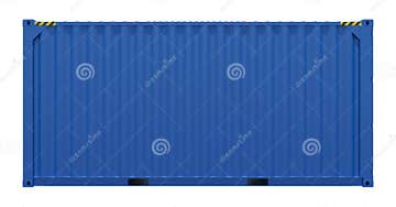Blue shipping container stock image. Image of heavy, lock - 80065795