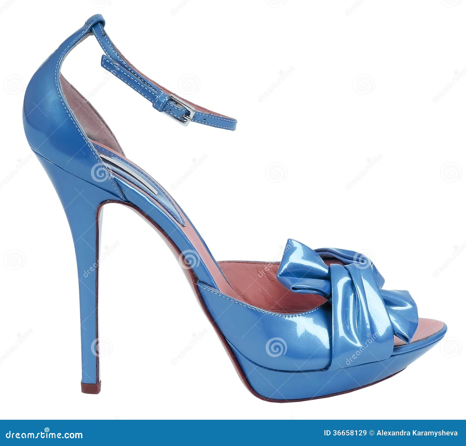 Blue shoe stock image. Image of foot, beautiful, background - 36658129