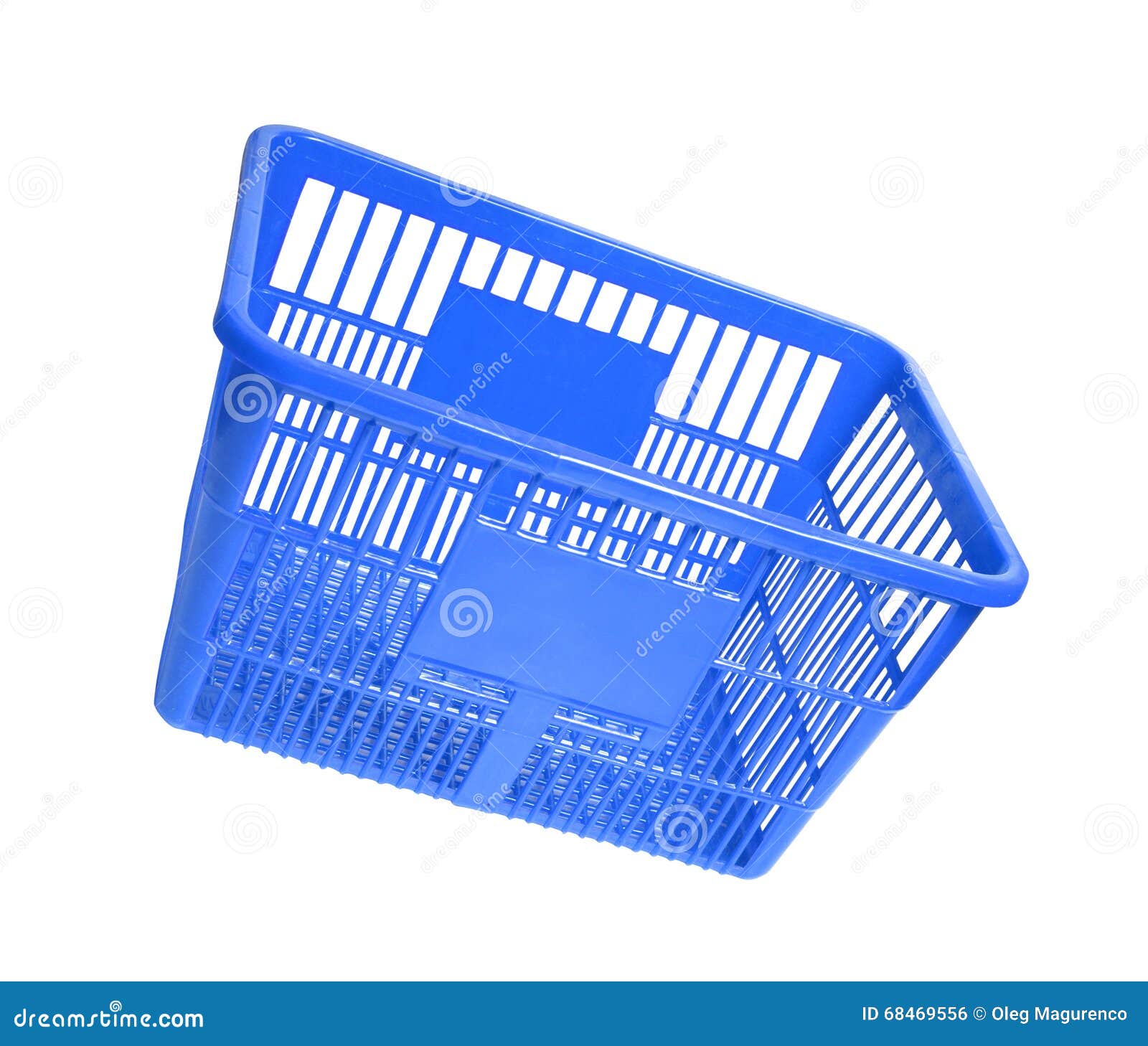 Blue shopping basket stock photo. Image of store, ware - 68469556