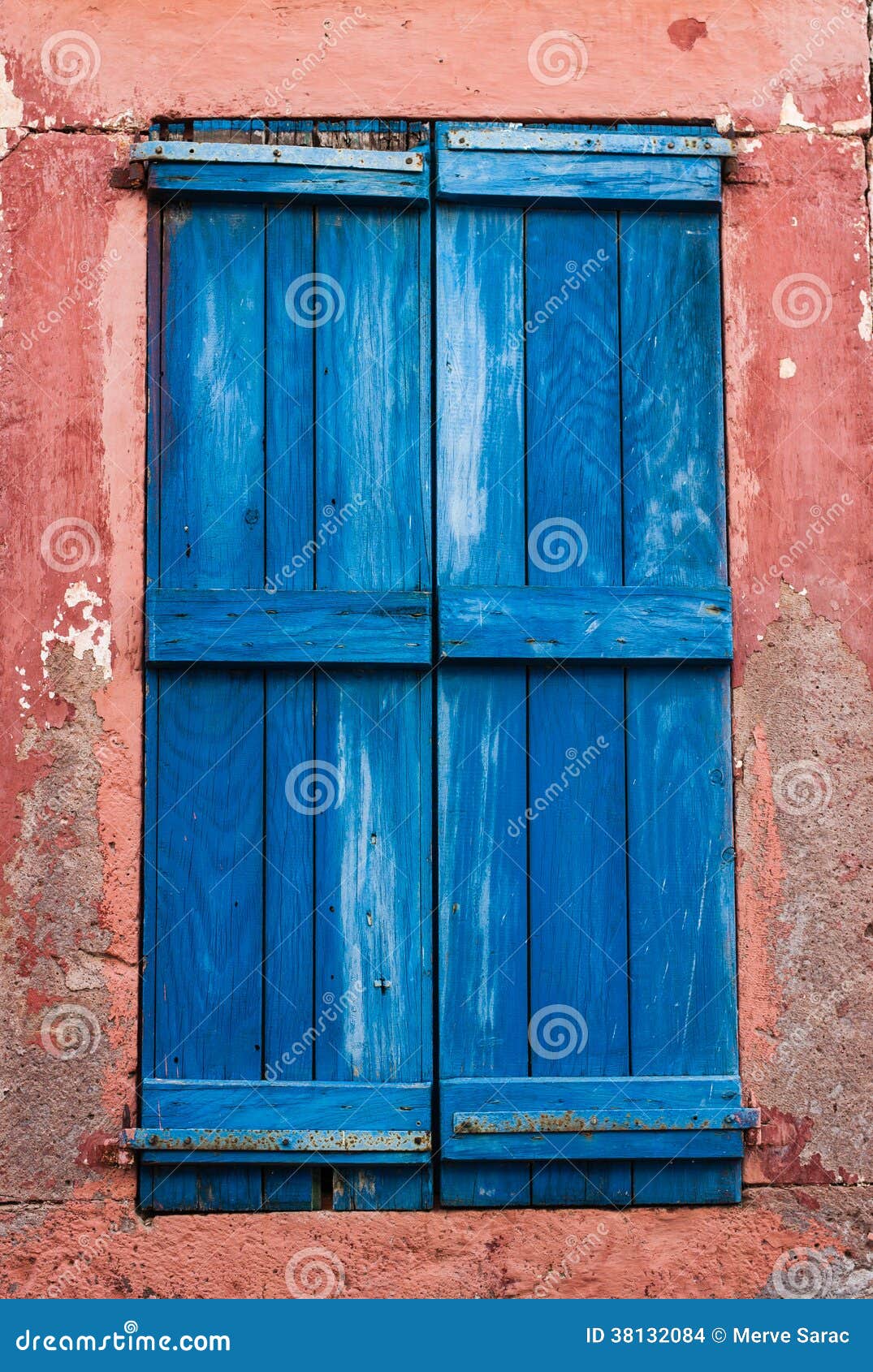 Blue Shutter stock photo. Image of home, blue, shutter - 38132084