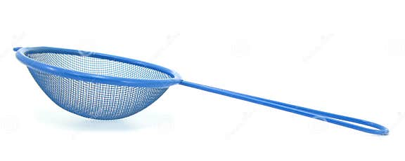 Blue sieve stock image. Image of equipment, blue, colorful - 10629959
