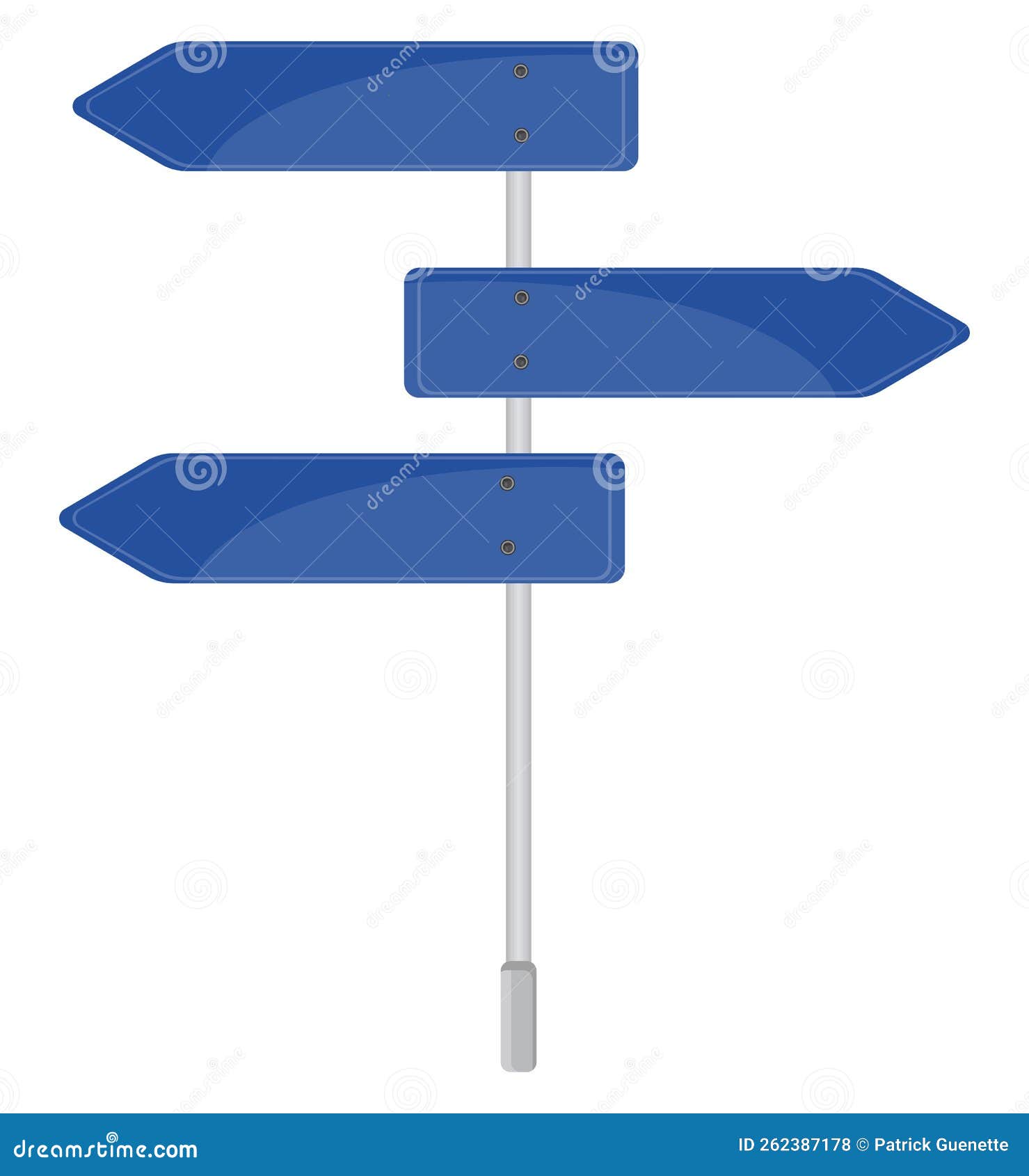 Blue sign arrows, icon stock vector. Illustration of business - 262387178