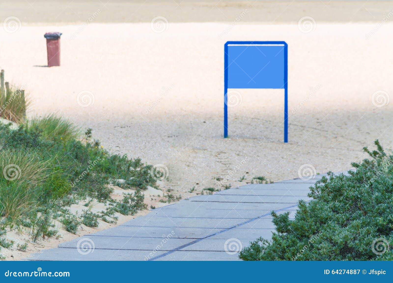 Blue sign on beach stock image. Image of blue, natural - 64274887