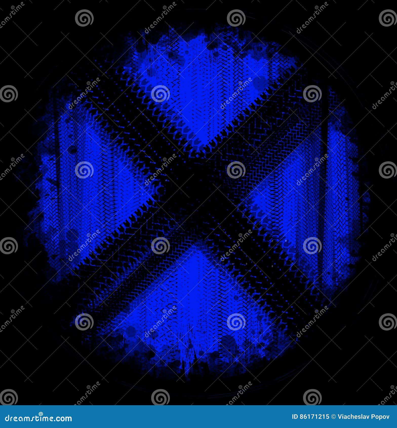 Blue sign tire marks stock image. Image of sign, pattern - 86171215