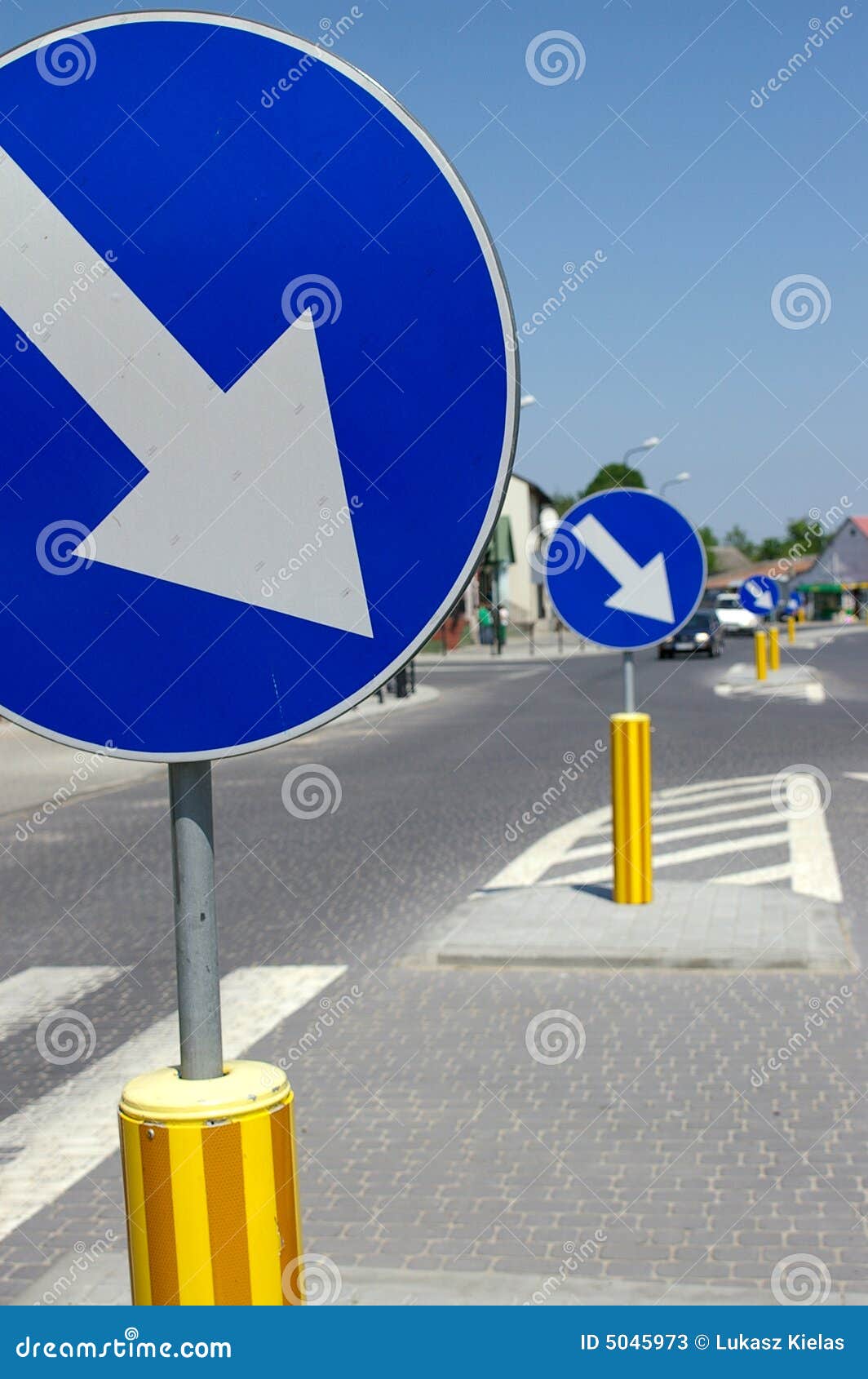 Blue signs stock image. Image of arrow, sign, signs, white - 5045973