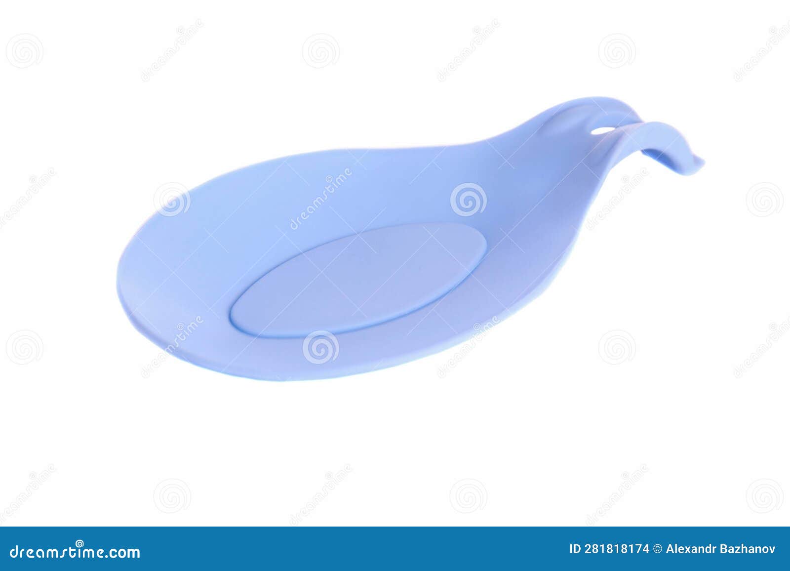 Spoon On A Stand Glued From Plywood And Transverse Cuts Of Wood Stock ...