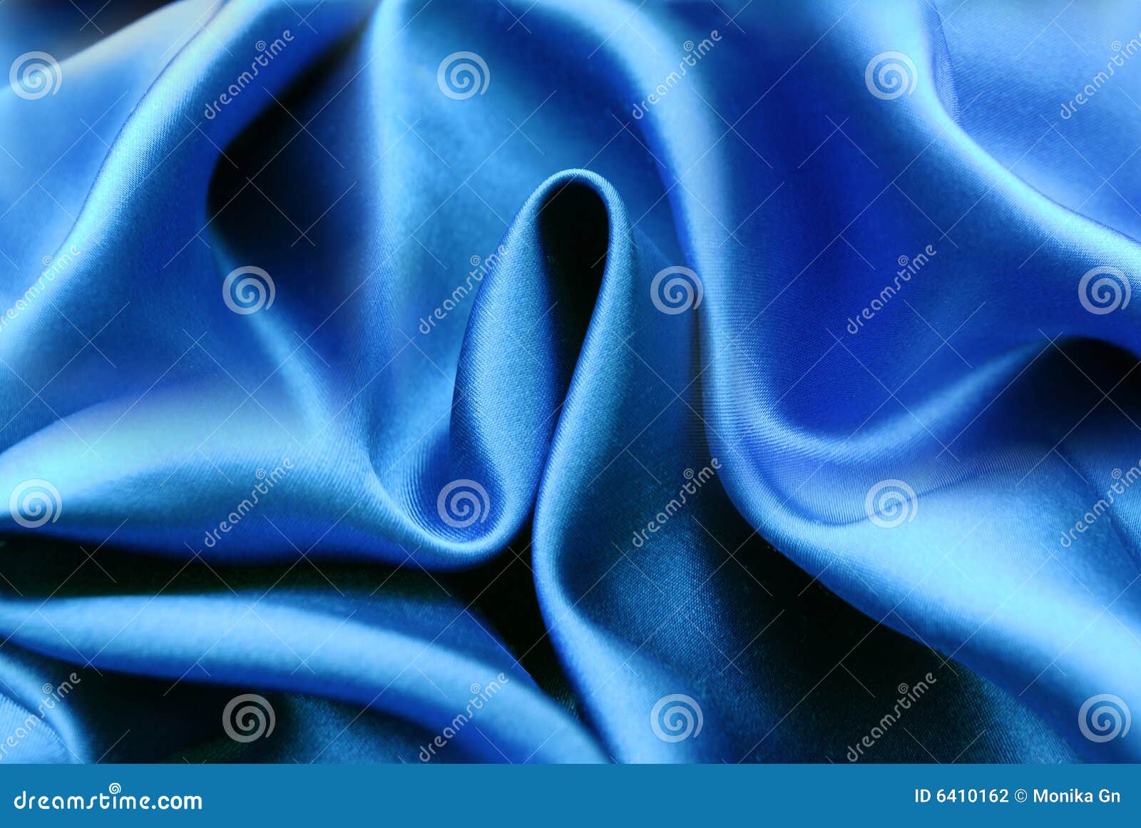 Blue Silk With Vintage Royal Pattern Background. Luxury Weave Texture ...