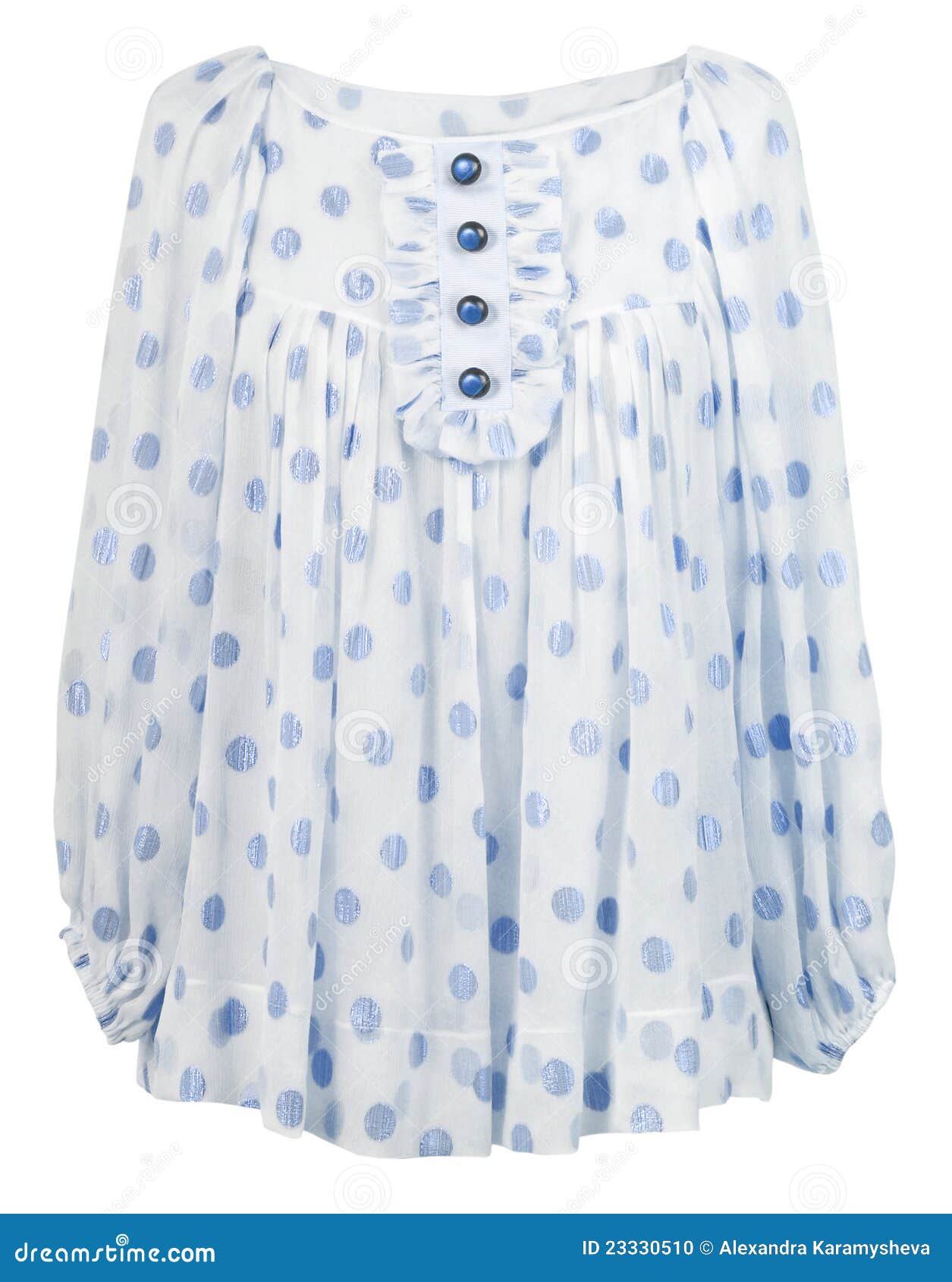 Blue silk blouse stock photo. Image of classic, create - 23330510