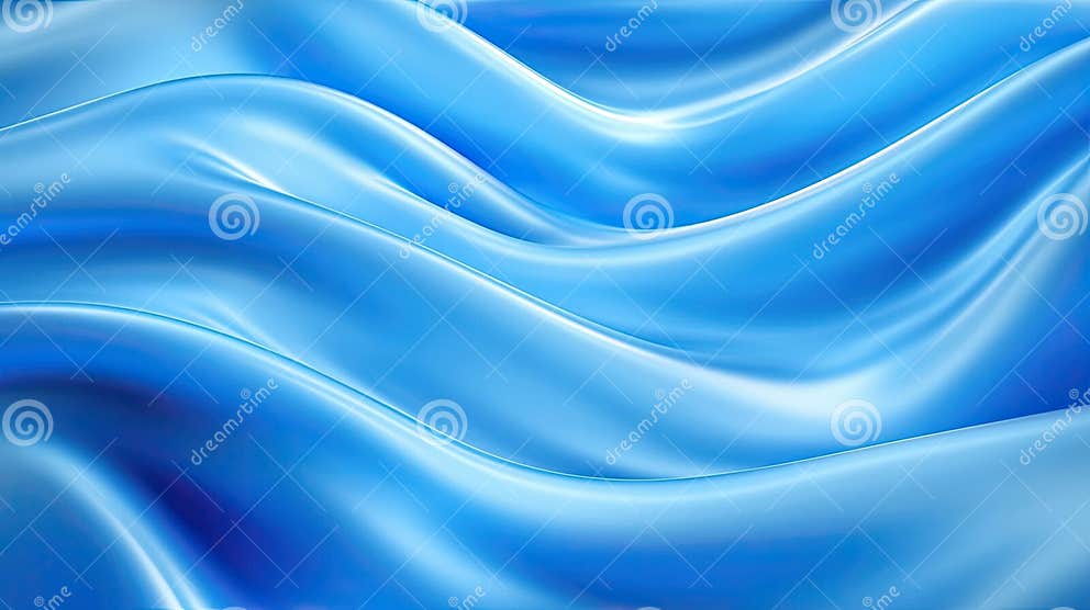Blue Silk Drape Background stock illustration. Illustration of abstract ...