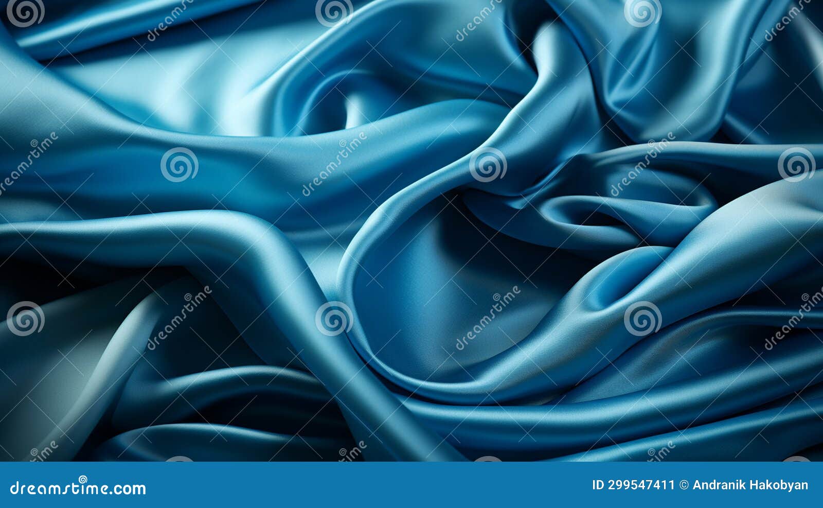 Blue silk fabric texture stock image. Image of light - 299547411
