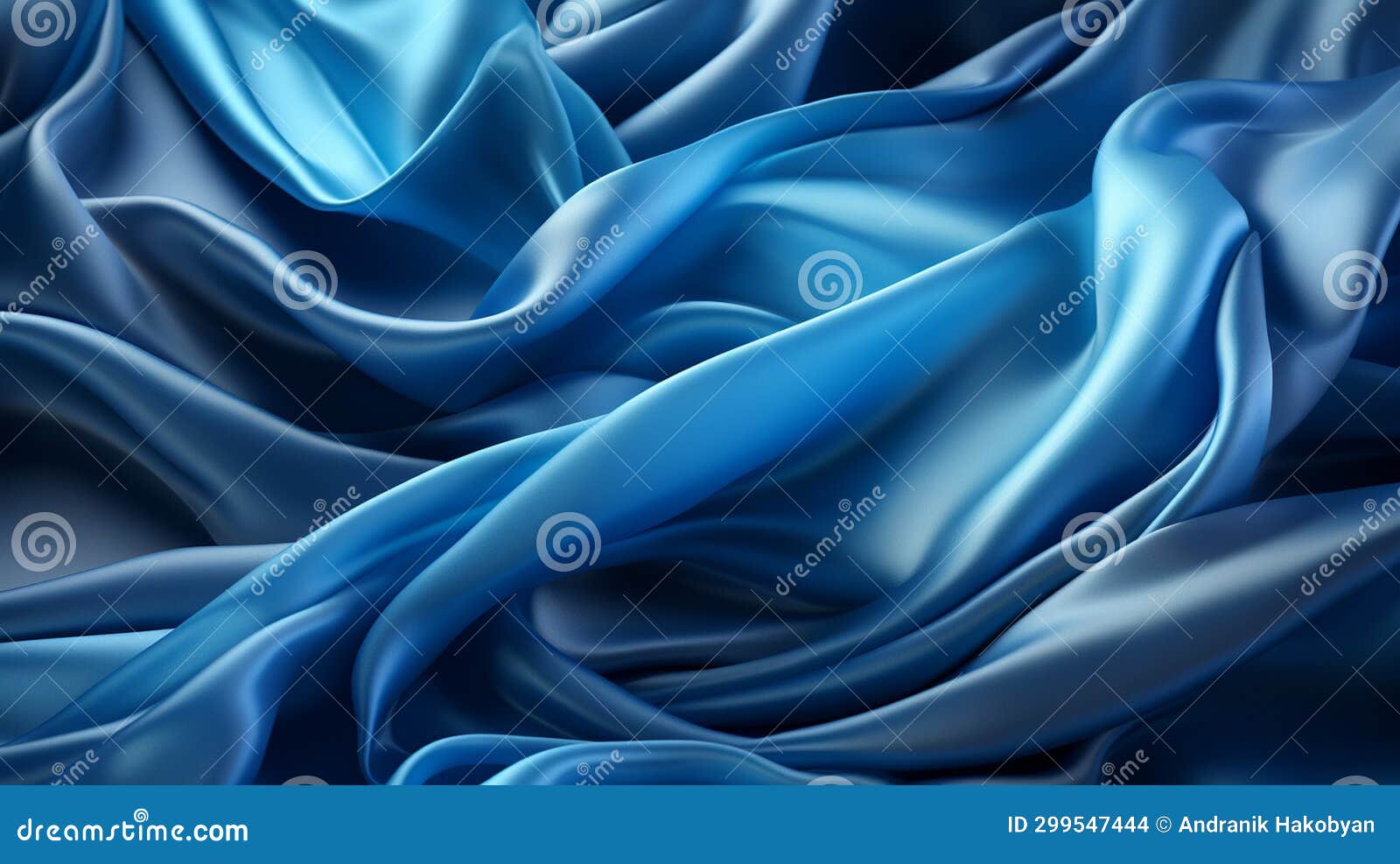 Blue silk fabric texture stock illustration. Illustration of light ...